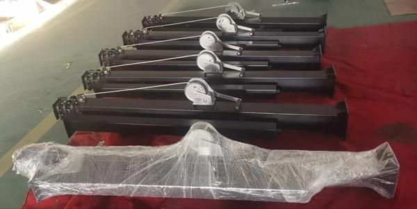 6m Hand Crank Telescoping Mast Mobile Light Mast Customized Height Color