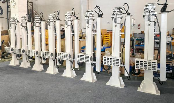 20ft 6 Meters Electric Telescopic Mast Motorized Telescoping Mast